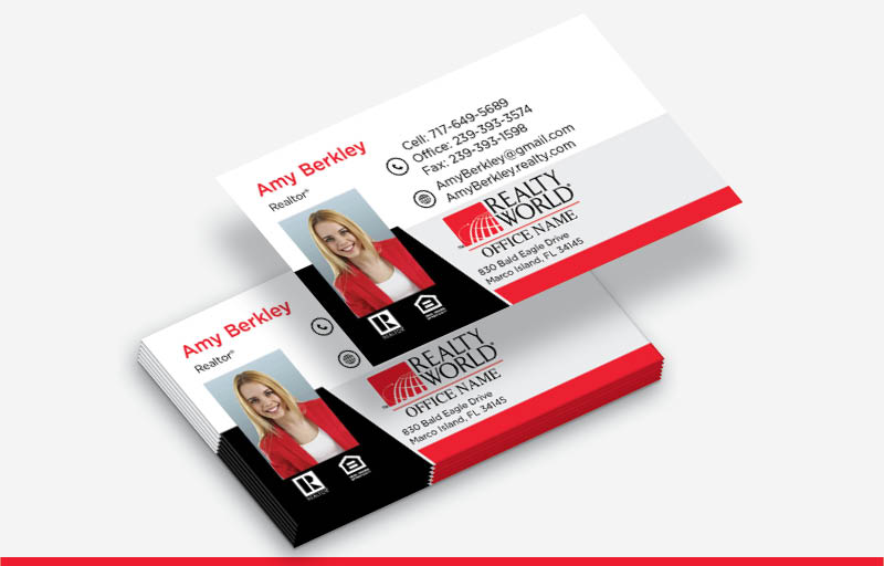 Realty World Real Estate Business Cards