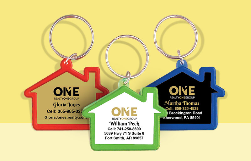 Realty One Group Real Estate Promotional Key tags