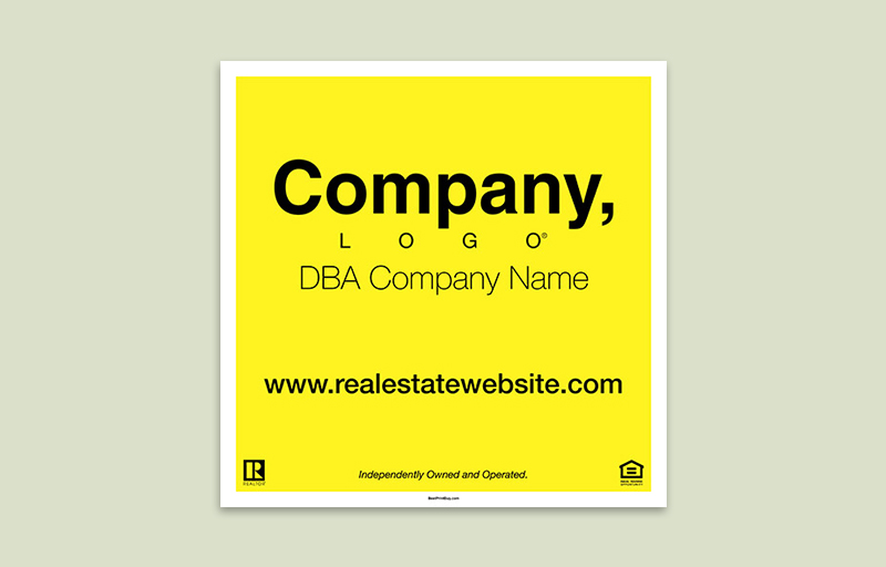 Weichert Real Estate Signs – Get Noticed!