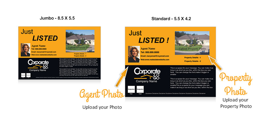 Century 21 Just Listed Postcards